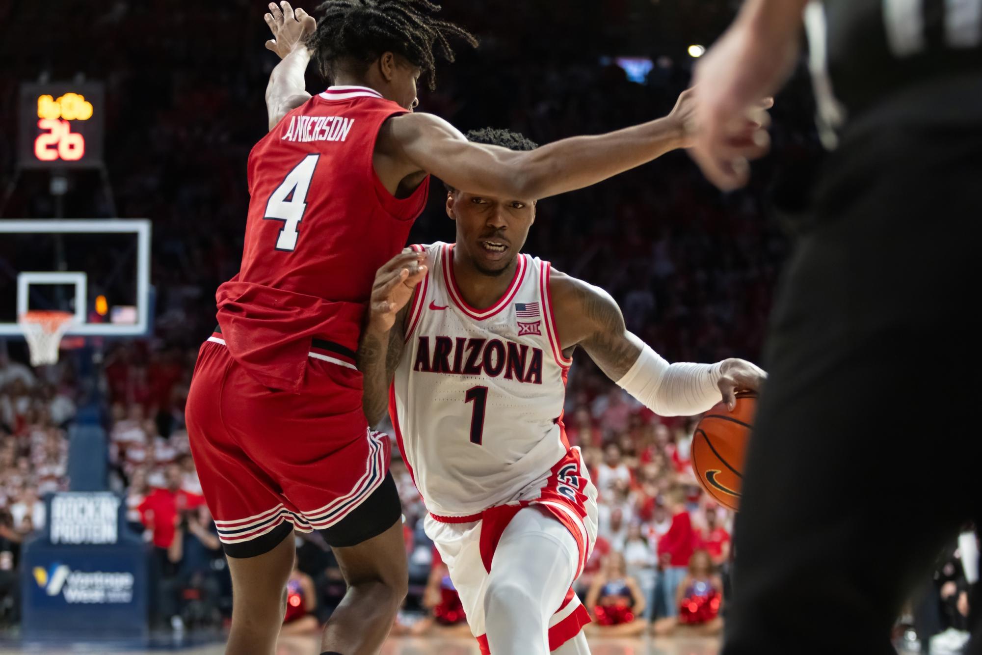 No. 13 Arizona men’s basketball falls to No. 6 Houston at home – The ...