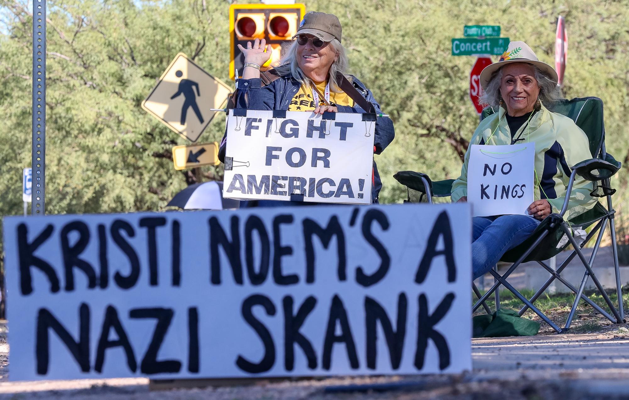 Thousands march in Tucson as ‘No Kings’ protests return nationwide ...