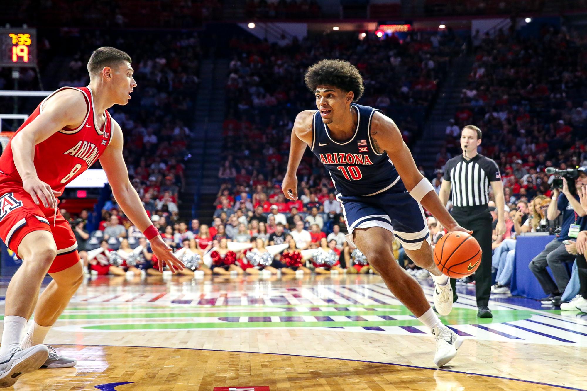 No. 13 Arizona men’s basketball heads to Vegas to face reigning NCAA ...